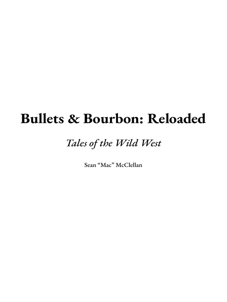 Ashcan Copy of Bullets & Bourbon | PDF