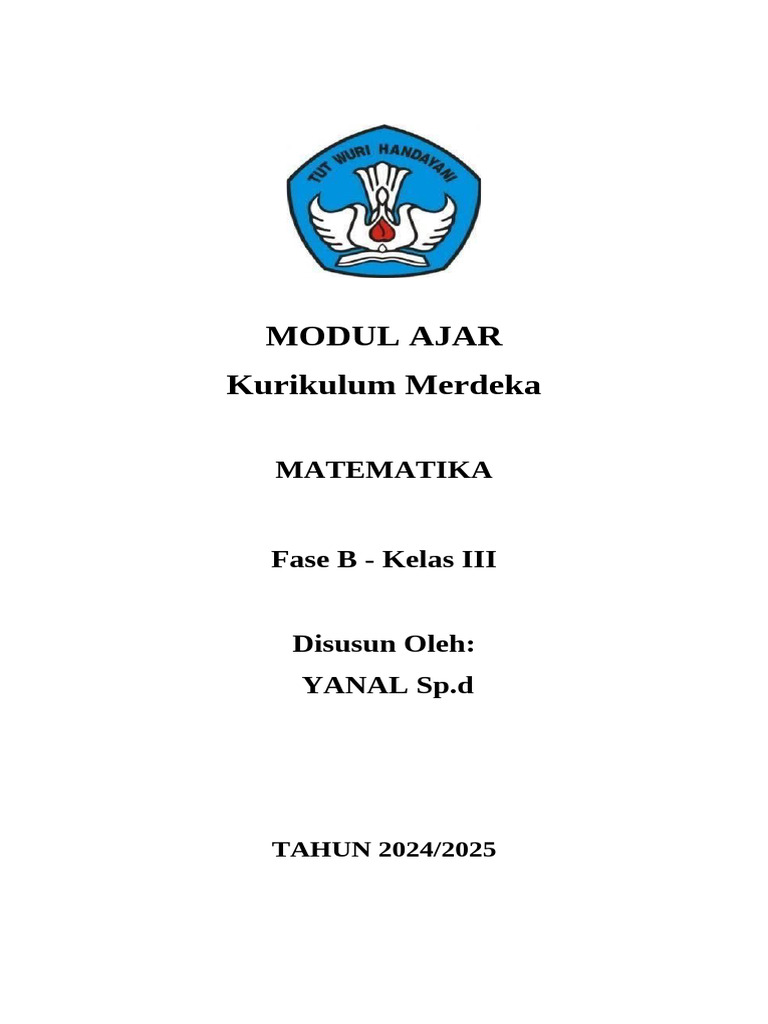 Modul Ajar 1 Matik | PDF