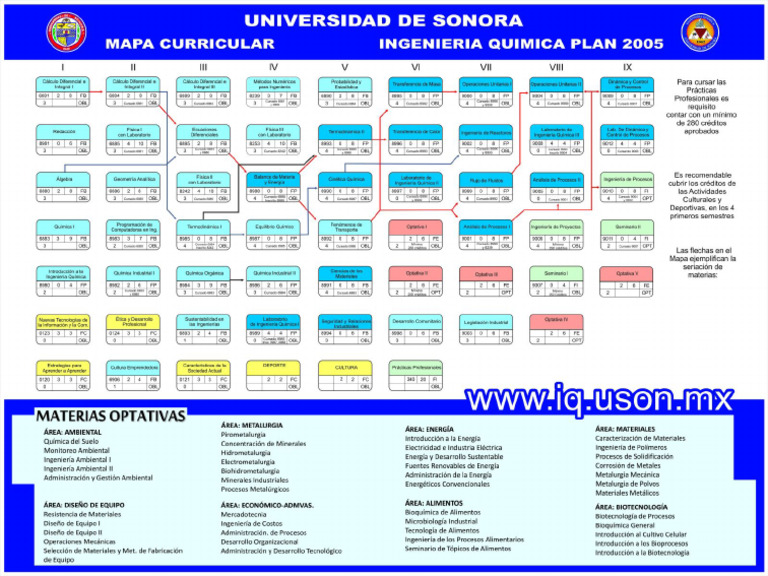 Plan de Estudios IQ 2005 | PDF