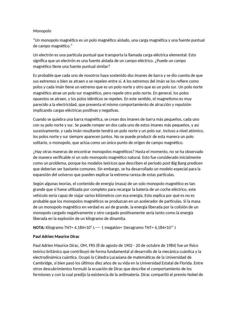 Monopolo Teroriq | PDF