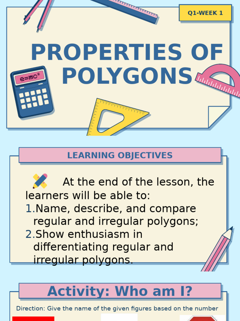 Q1 W1 Polygons | PDF | Shape | Polygon