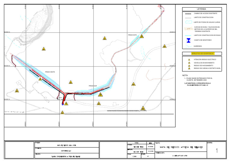 Mapa de Riesgos de La Presa de Relaves | PDF