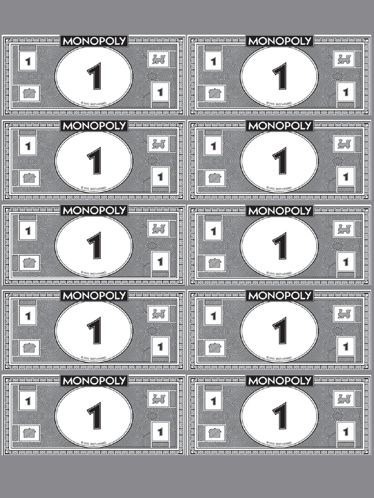 Monopoly Billetes BILLETES 3 | PDF
