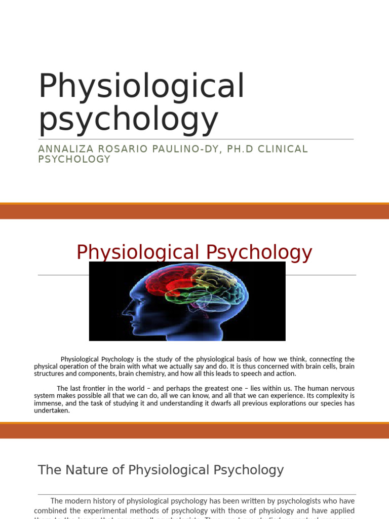 Physiological Psychology | PDF