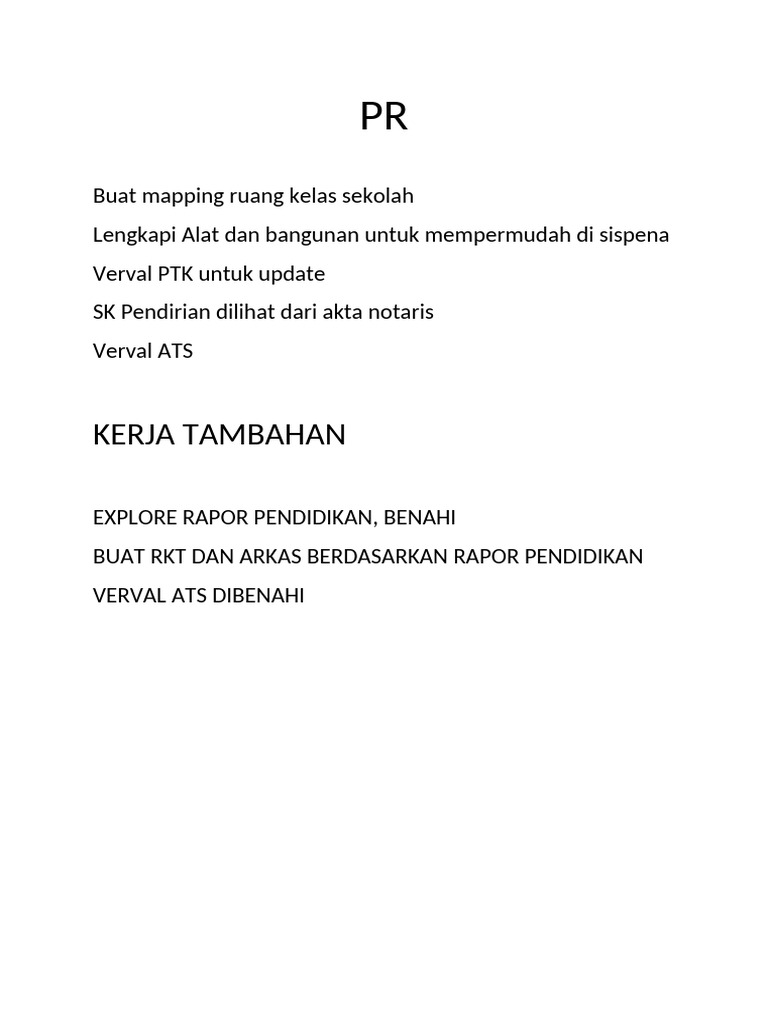 PR Workshop 7 Agustus 2024 | PDF