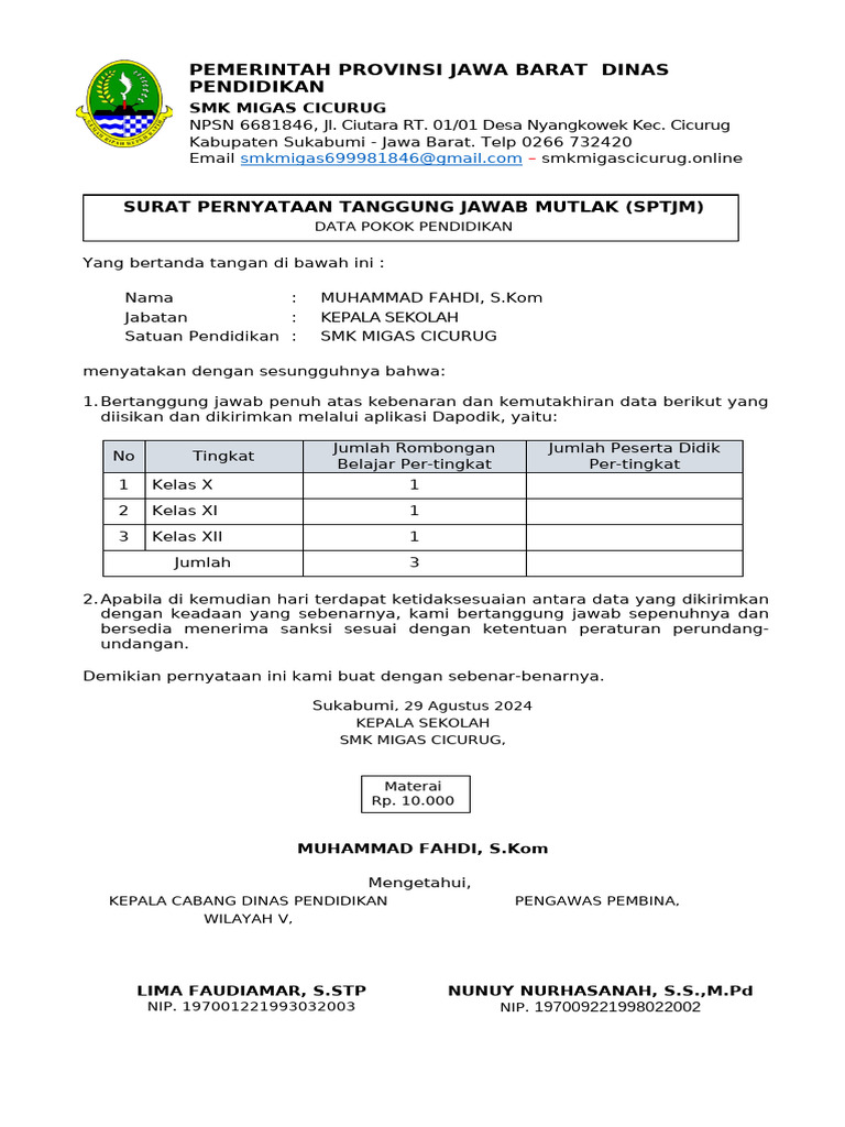 Form SPTJM KCD | PDF