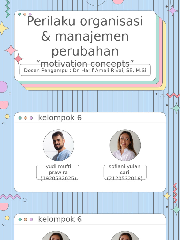 Kel 6 - Motivation Concept - Pomp | PDF