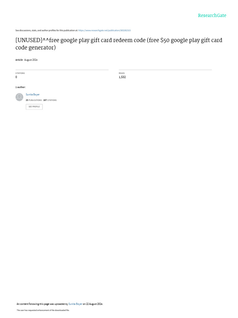 (UNUSED) Free Google Play Gift Card Redeem Code (Free $50 Google Play ...