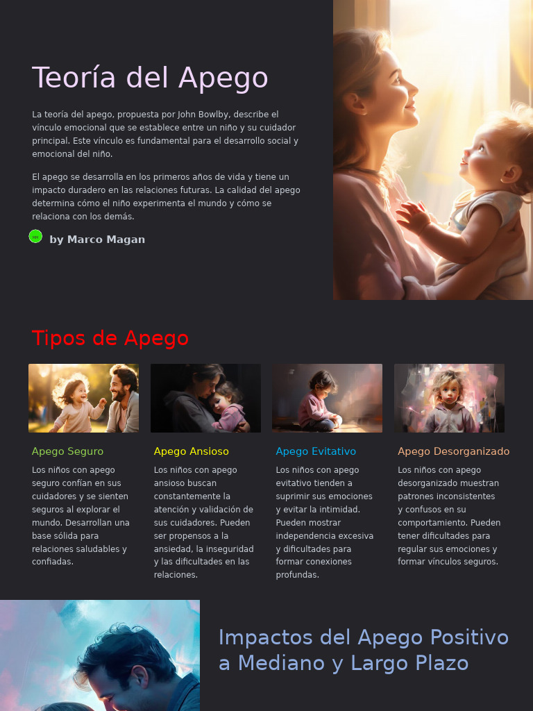 9 - Teoría Del Apego | PDF