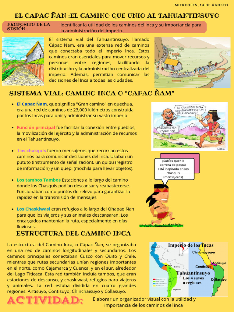 El Capac Ñan El Camino Que Unio Al Tahuantisuyo | PDF