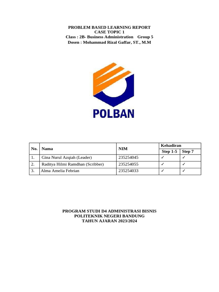 Laporan PBL Case 8 | PDF