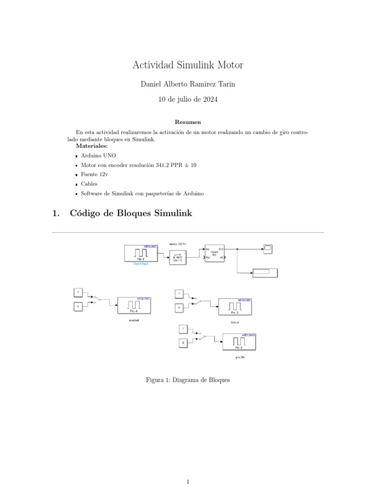 Actividad Simulink | PDF