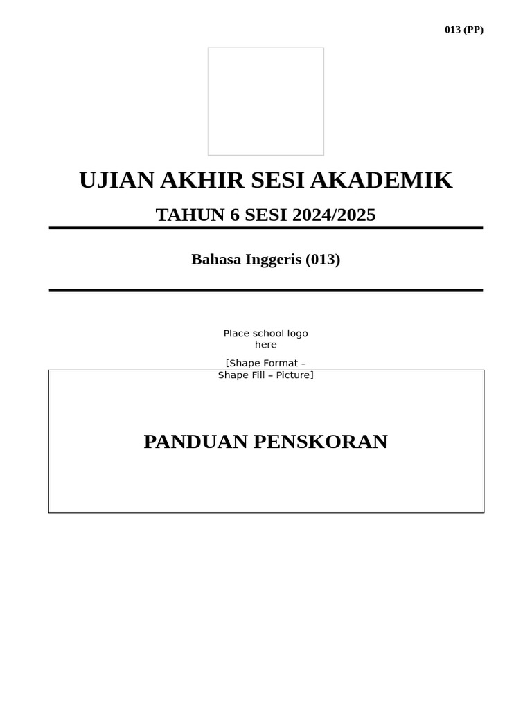 UASA Template SR Year 6 2024 (PP) | PDF