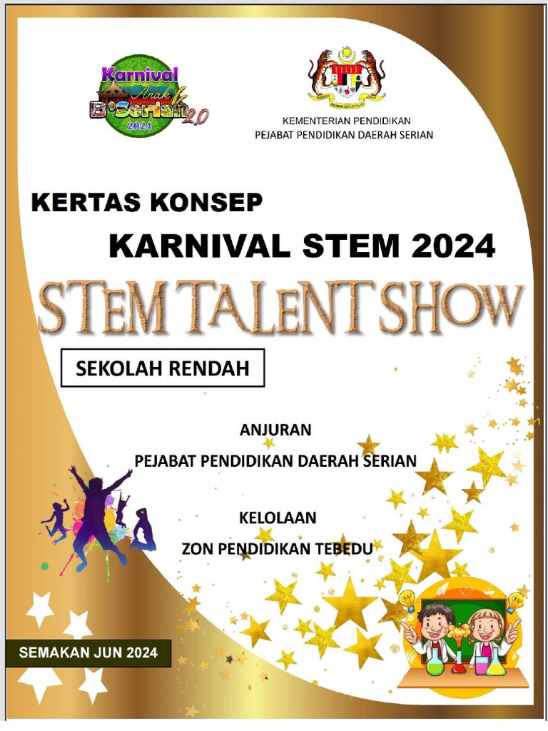 Kertas Konsep - Stem Talent Show - PPD Serian 2024 | PDF