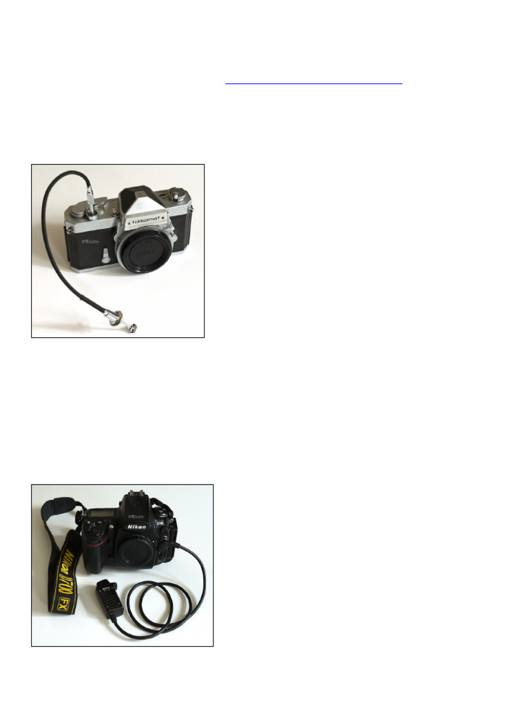 Intervalomters and Shutter Releases | PDF