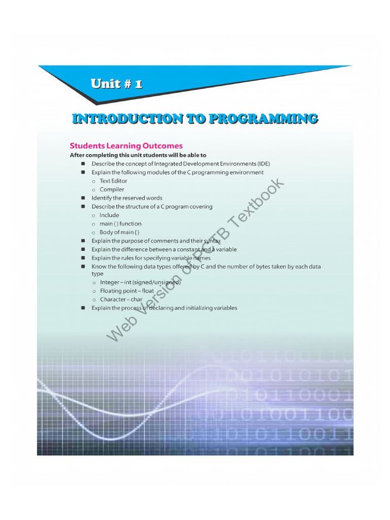 10th Class Computer CH 1 English Medium | PDF