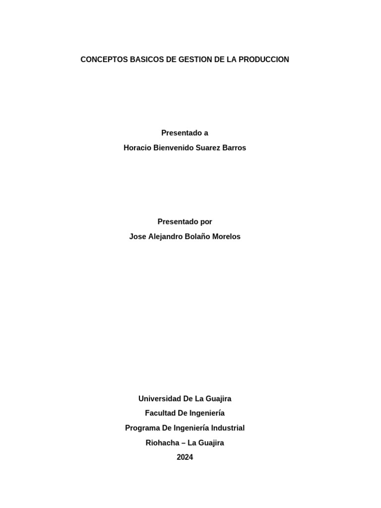 Conceptos Basicos de Gestion | PDF