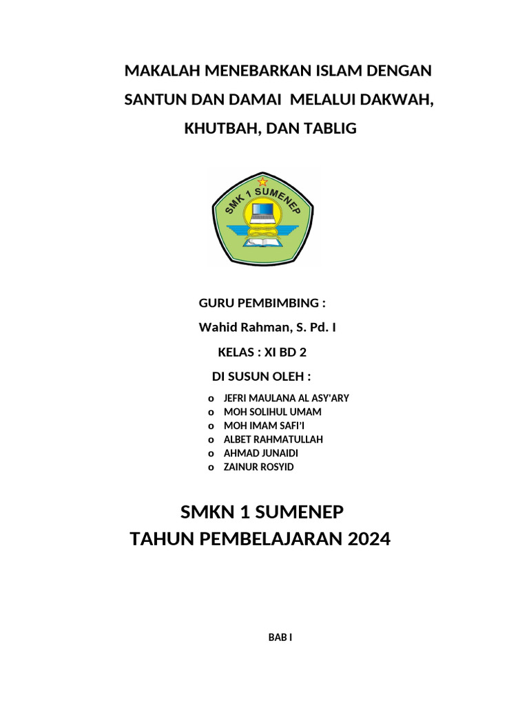 Makalah Pai | PDF