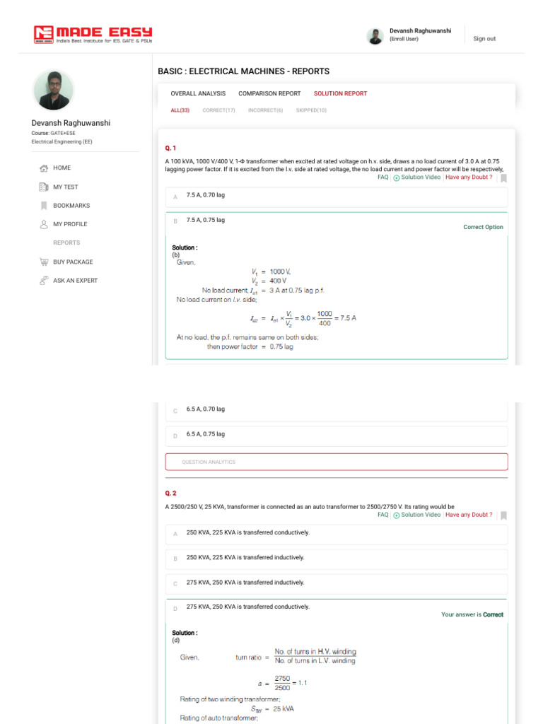 Electrical Machines 3 | PDF