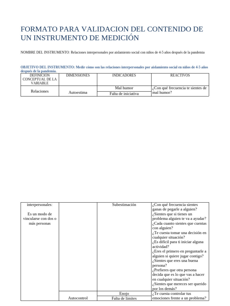Formato para Elab-Validacion | PDF