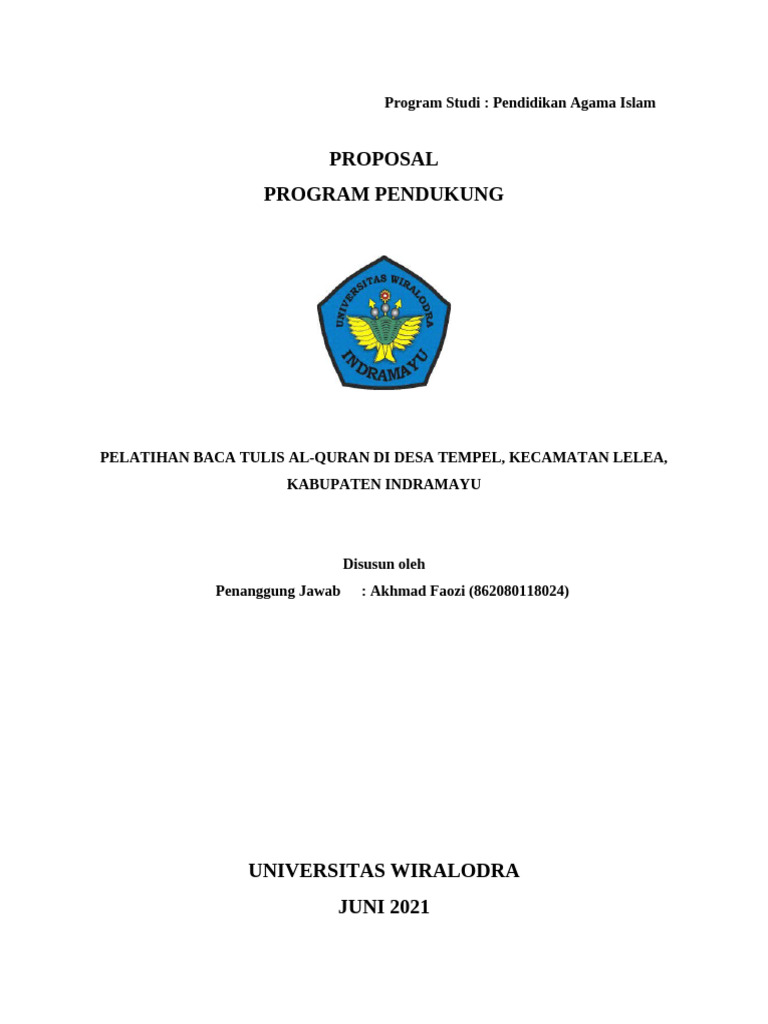 PP PAI - Akhmad Faozi | PDF