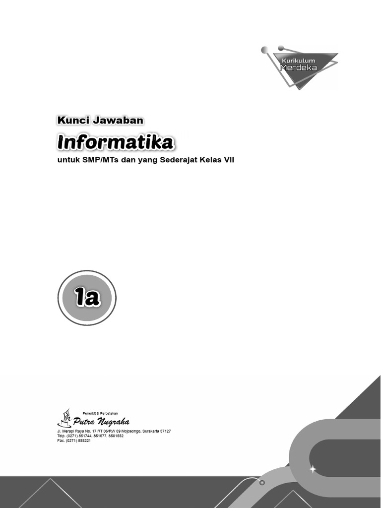 Kunci Jawaban Informatika Kelas VII | PDF