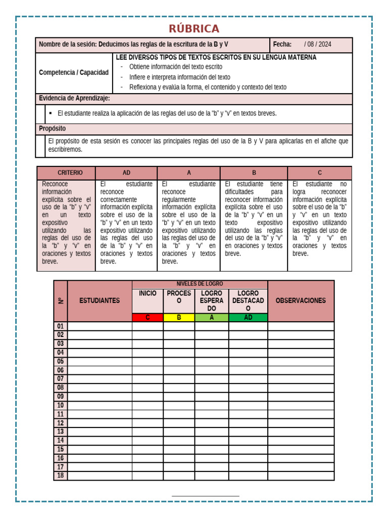 Unidad 5 - Ins - Eval - Sem 2B - Comu 1° | PDF