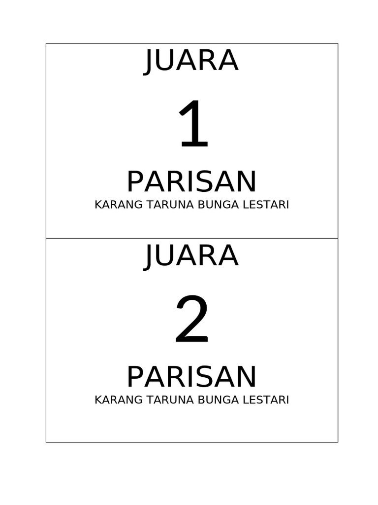 JUARA | PDF