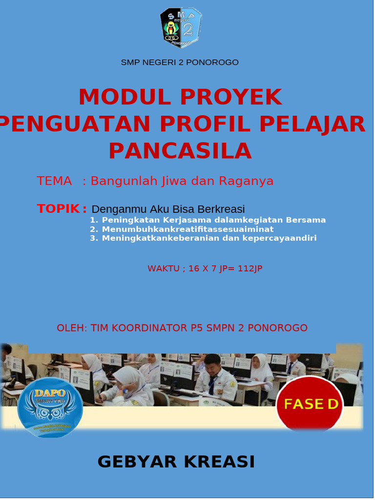 Modul Project p5 SMP 2 PO | PDF