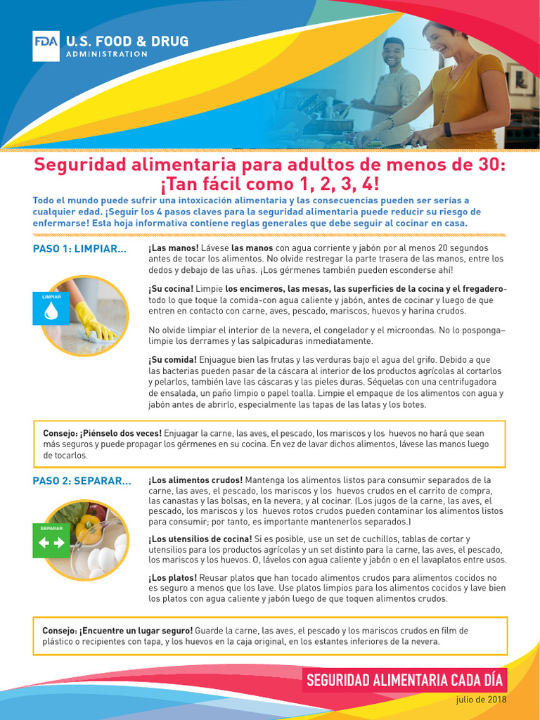 Seguridad Alimentaria FDA | PDF