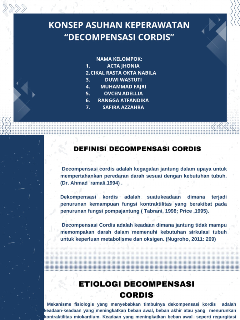 Decompensasi Cordis | PDF