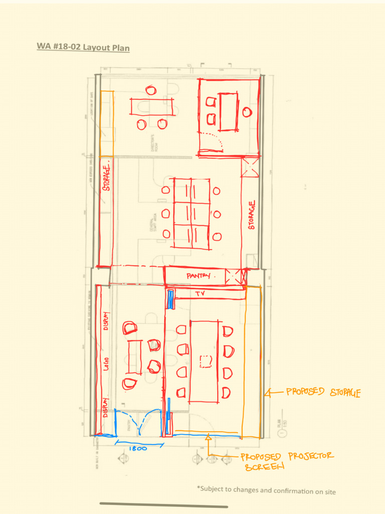 CS001-Wisma Office Sketch R1 | PDF