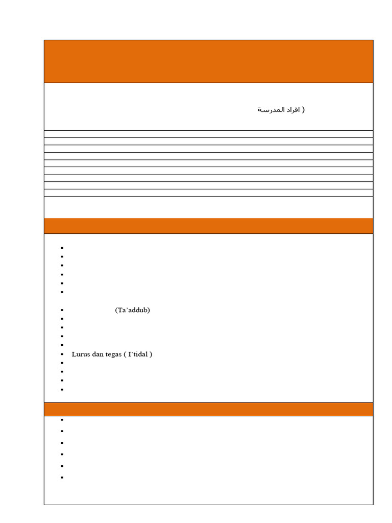 MODUL AJAR BAHASA ARAB BAB 1 Sun Hajar | PDF