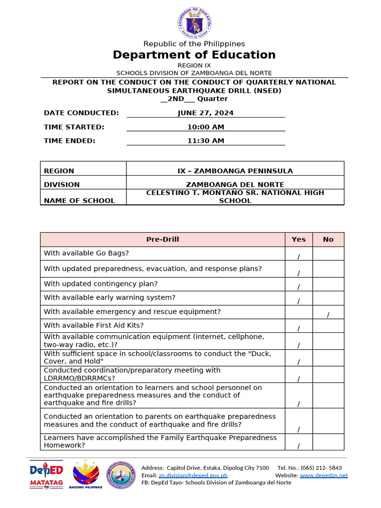 2024 NSED Report Template | PDF