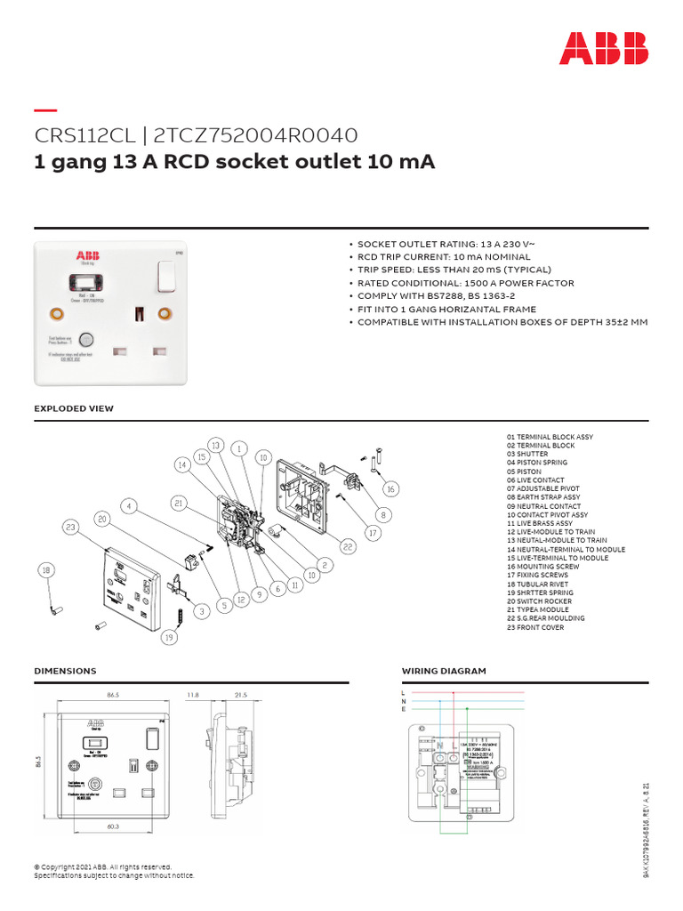 Data Sheet-Srcd - en - 9akk107992a6816 - Abb PDF | PDF