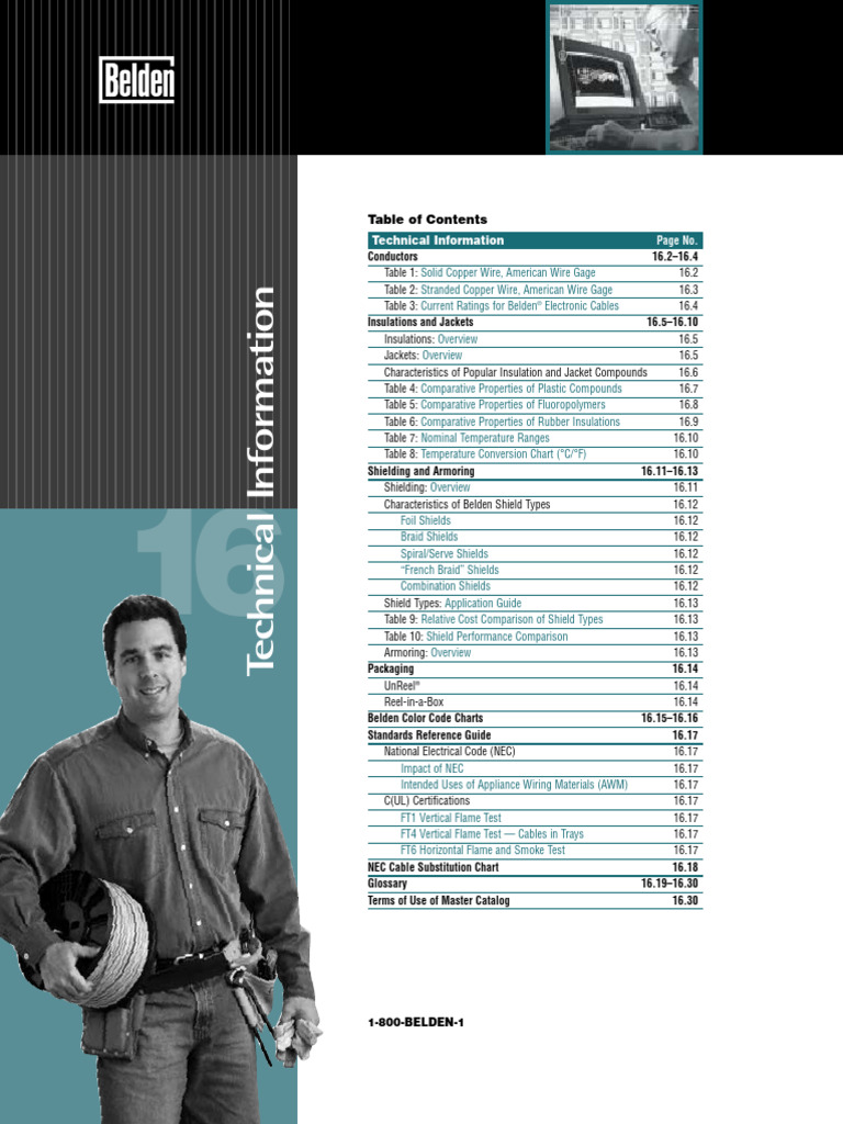 Belden Cable Technical Information | PDF