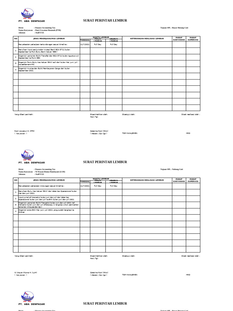 SPL - ABA Dps | PDF