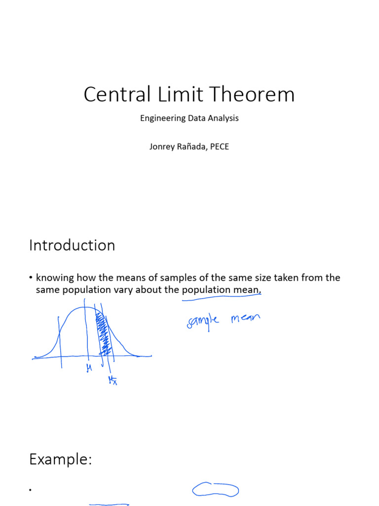 Central Limit Theorem | PDF