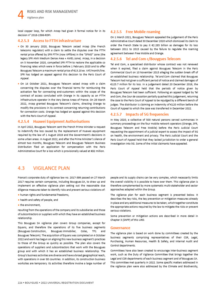 Vigilance Plan | PDF