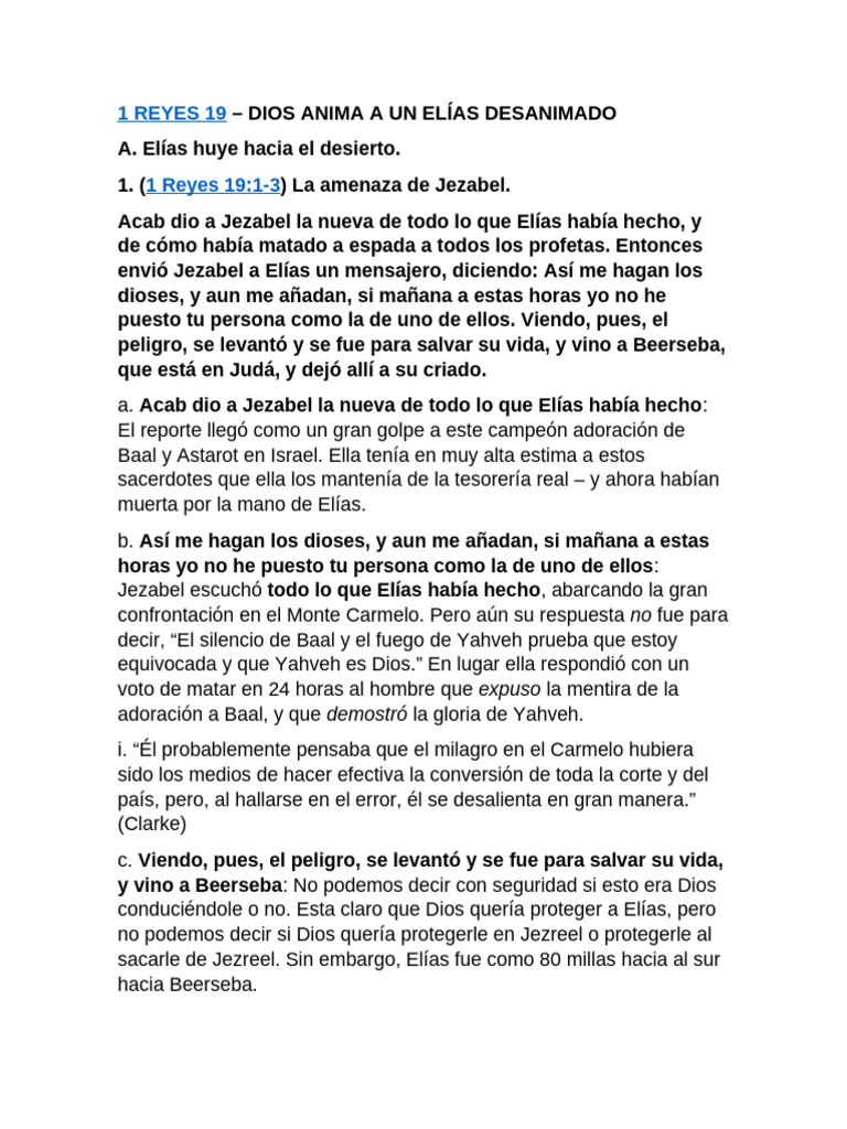1 Reyes 19 | PDF