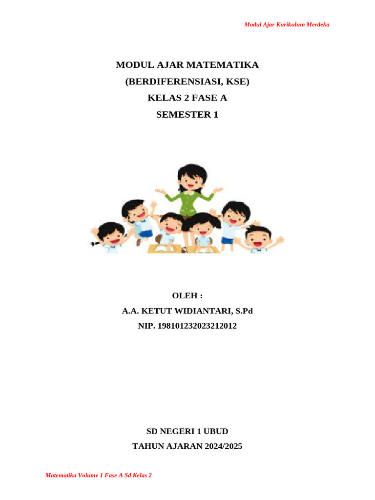RPP Kumer Berdiferensiasi Pi4 | PDF