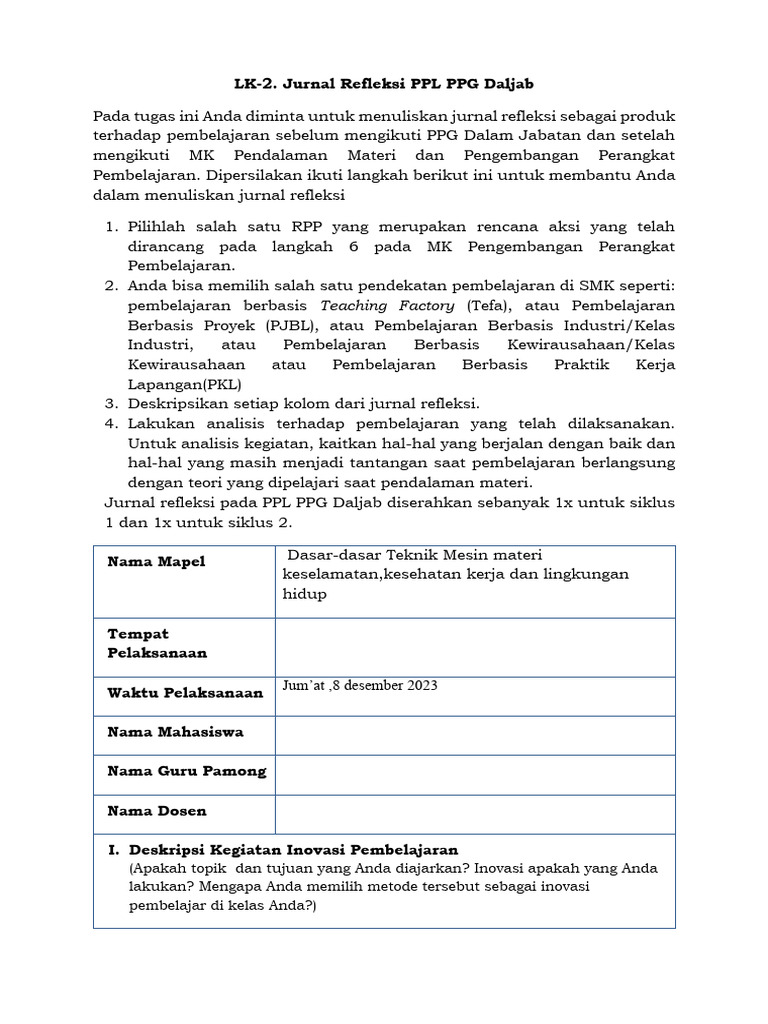 Tugas LK 2 Solihin Refleksi | PDF