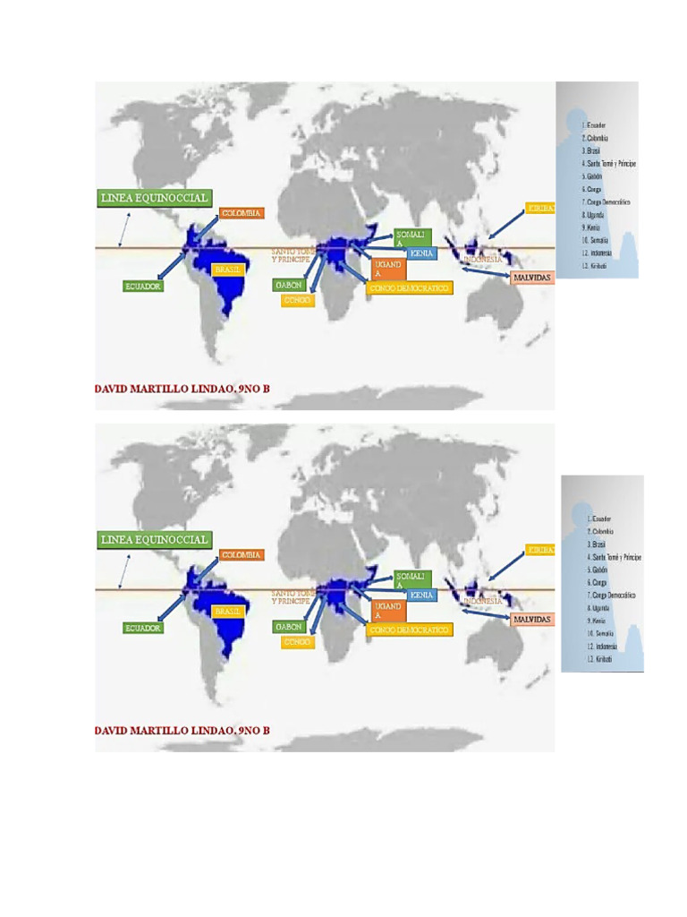 Paises Linea Ecuatorial | PDF