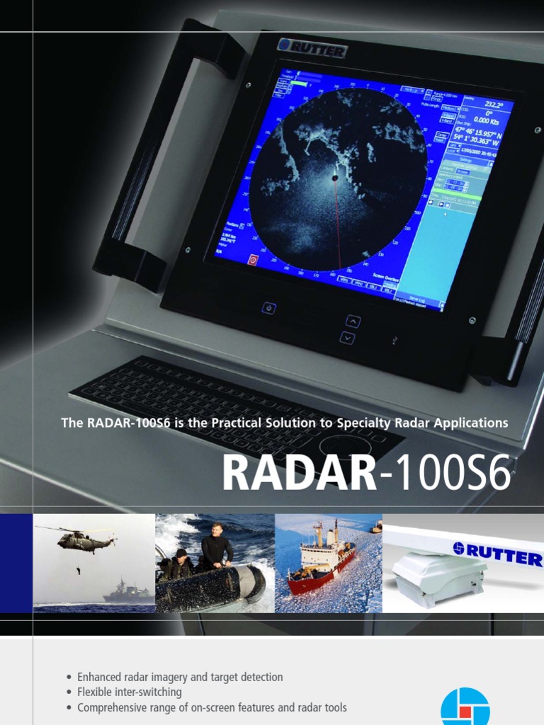 Brochure Rutter Radar 100S6 | PDF | Radar | Image Scanner