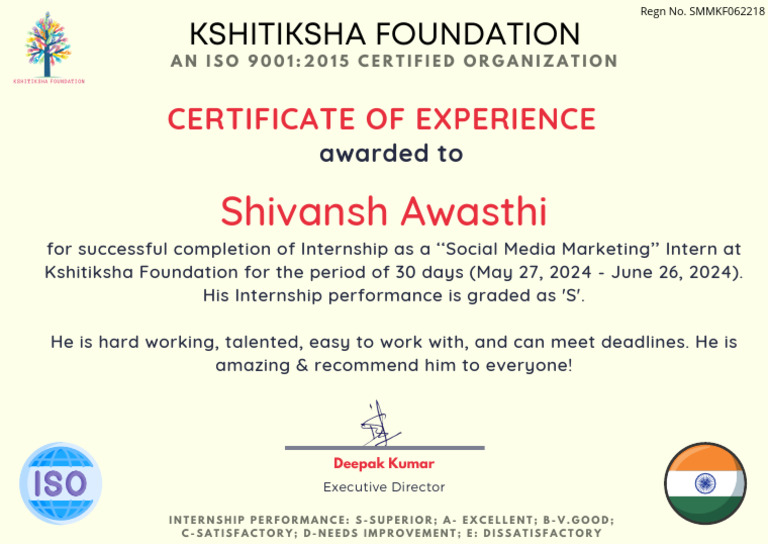 Shivansh Awasthi - IC | PDF