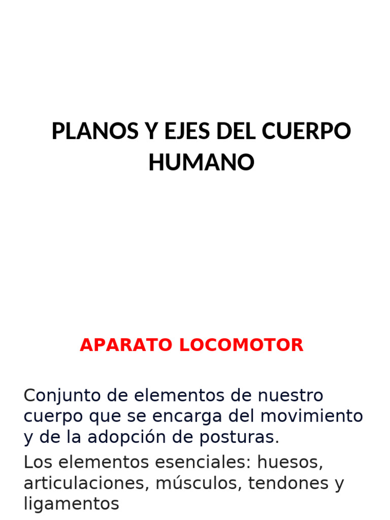Plano y Ejes | PDF