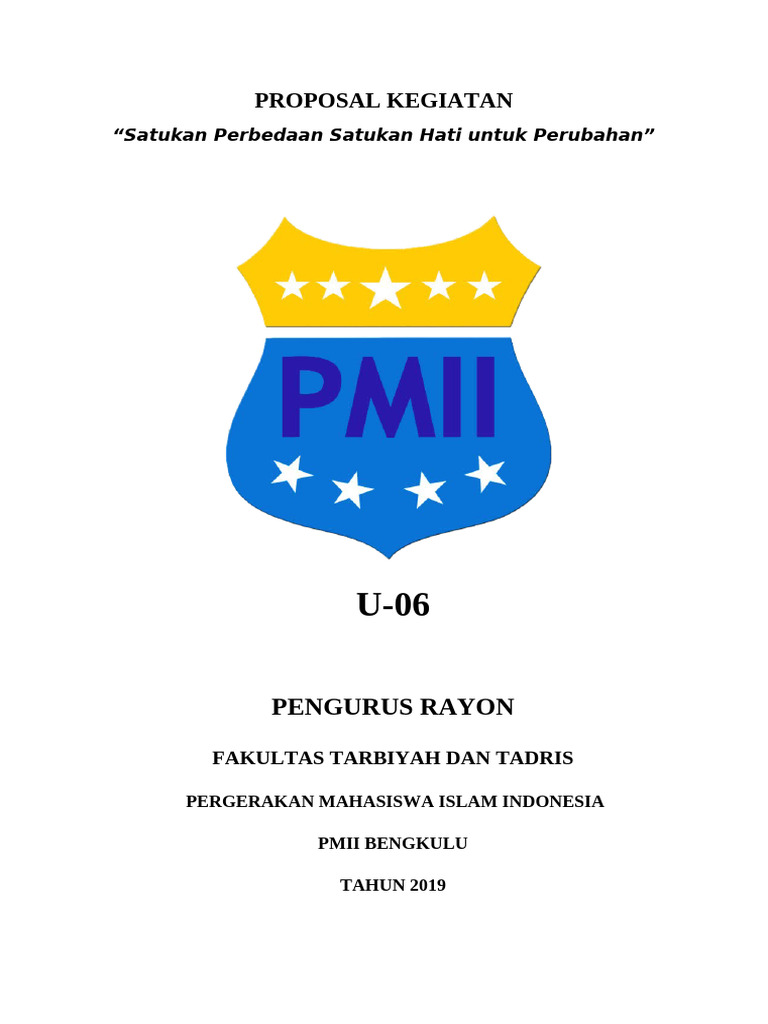 Proposal Kegiatan Rtar 2019 | PDF
