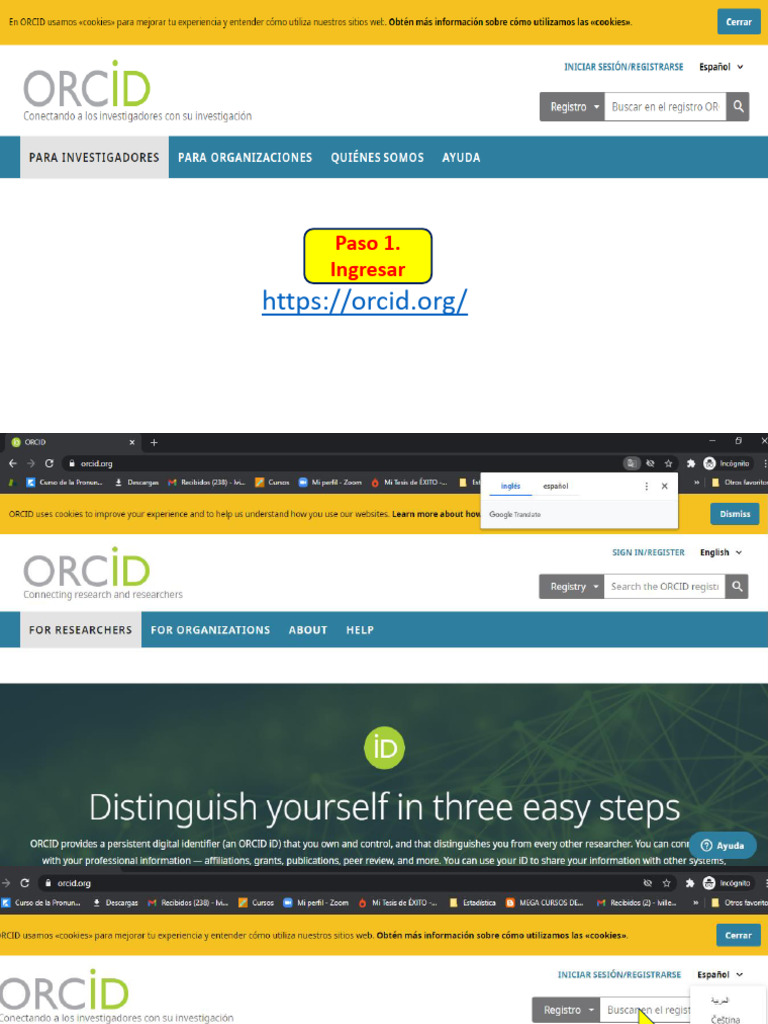 Manual registro ORCiD_S | PDF