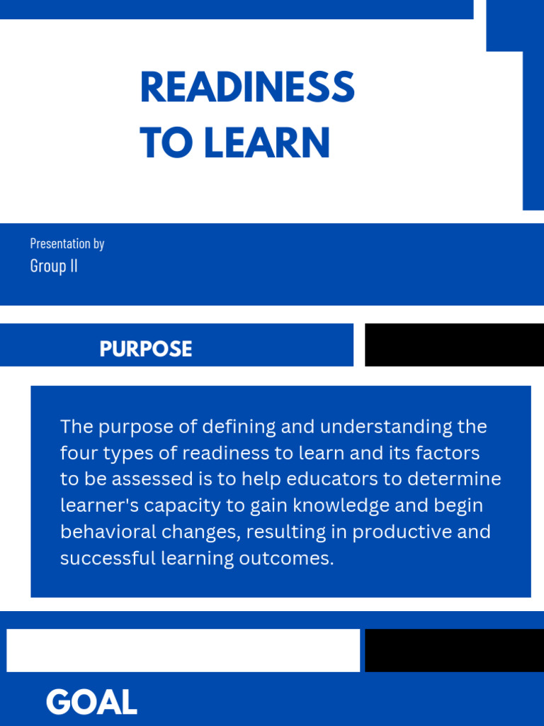 G2 - Readiness To Learn | PDF