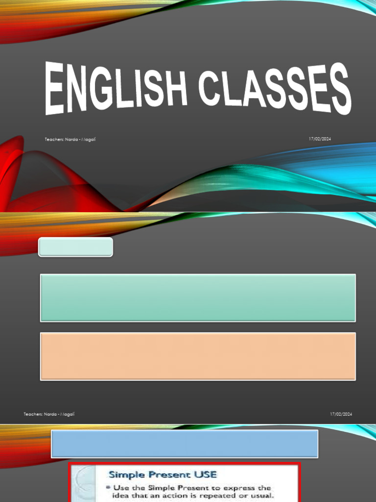 ENGLISH CLASSES - 6th. GRADE 2024 | PDF